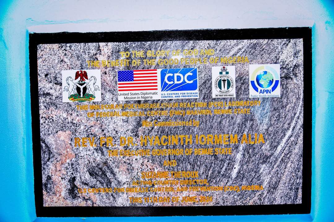 Benue State Governor Commissions New Molecular PCR Mega Laboratory At ...